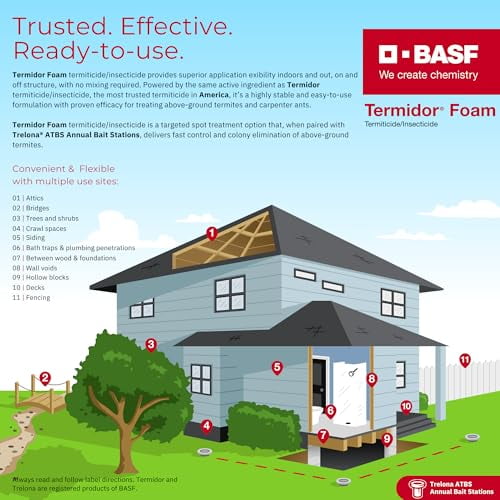 Foam 20 oz - Professional Grade Termiticide Insecticide for Termites ...