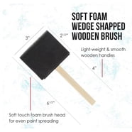 Foam Pouncer Assortment-Sponge Painting Stippler Set 24/-Foam Brush ...