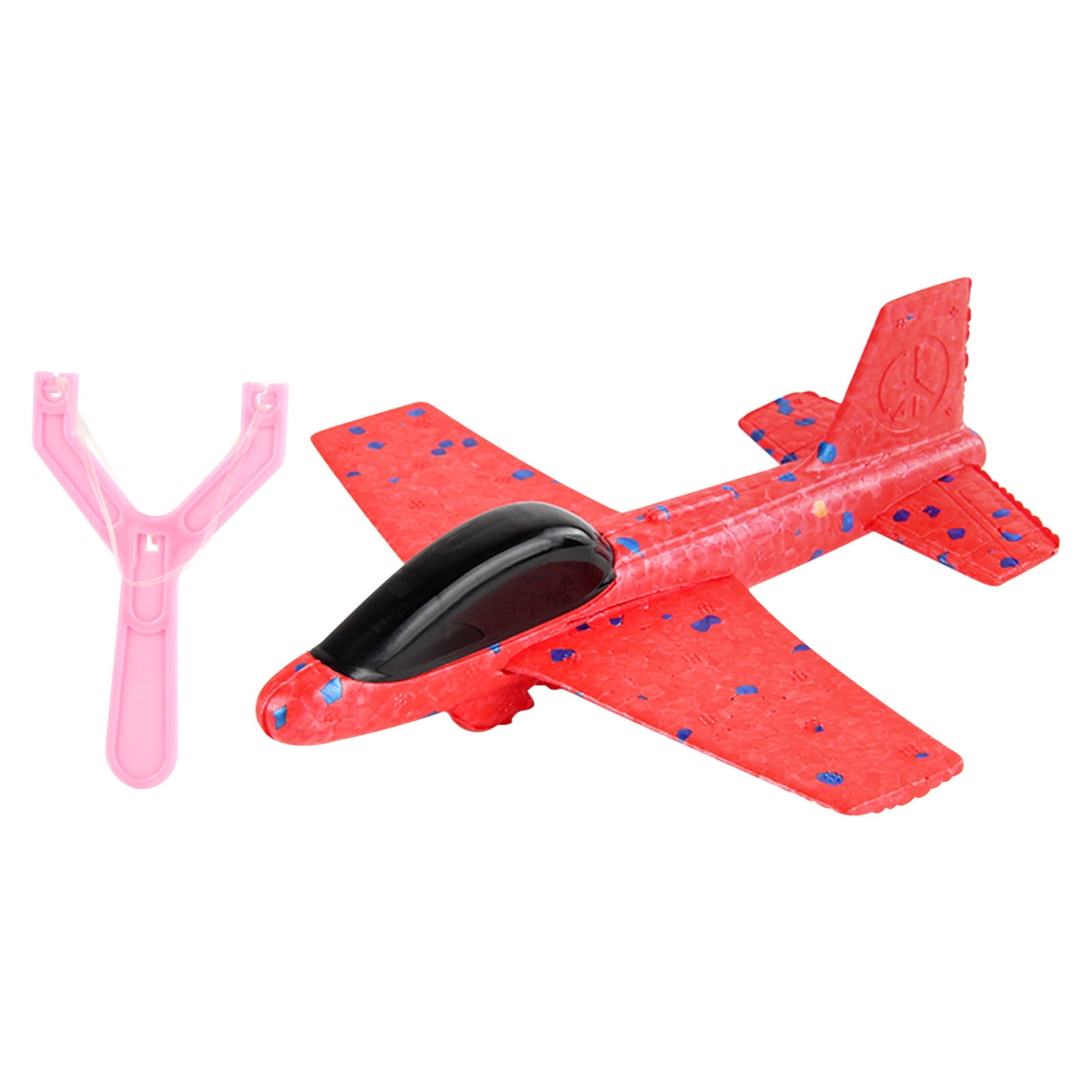 Foam Airplane Toy - Catapult Launcher Stunt Plane, Hand Toss ...