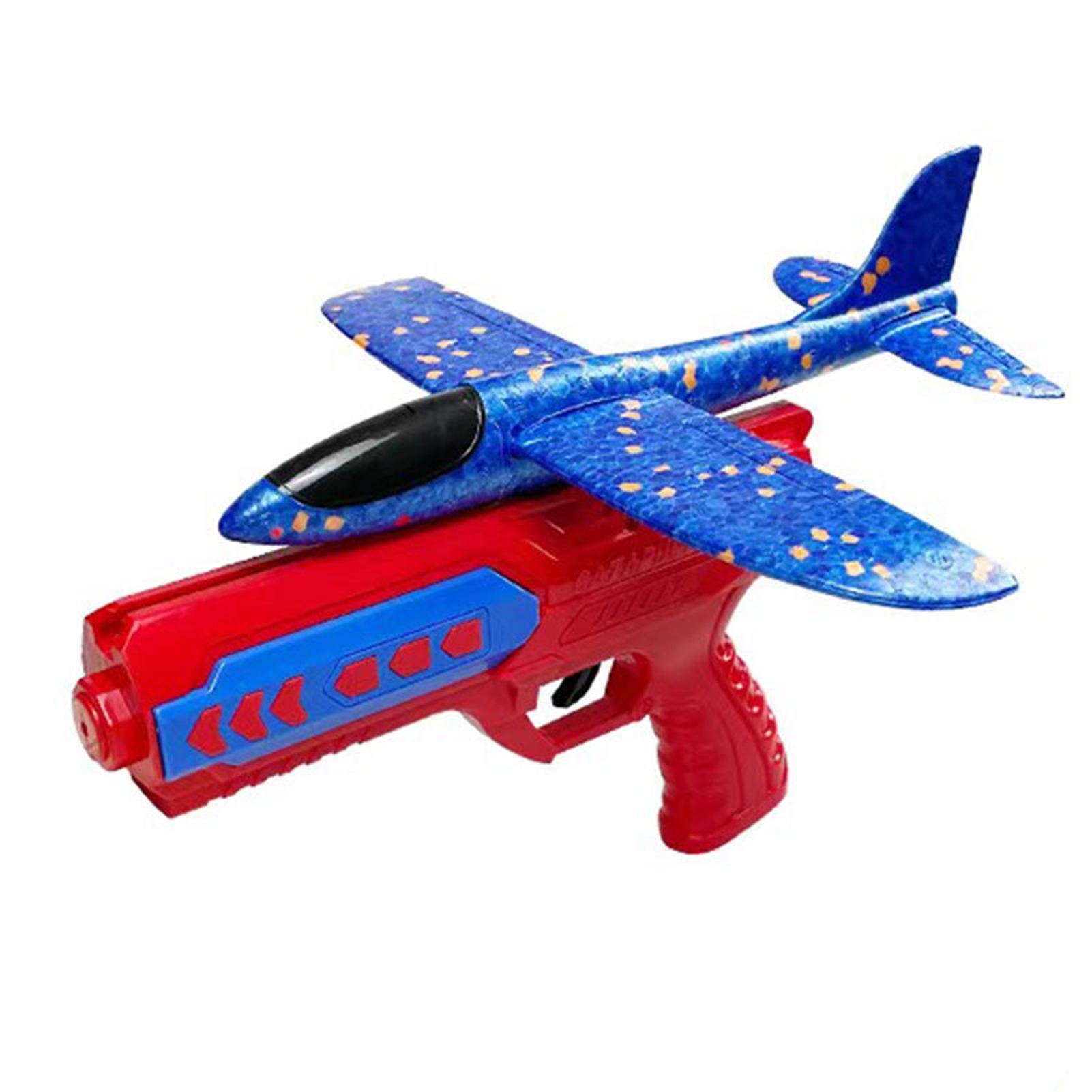 Foam Airplane Toy with Launcher 2 Flight Modes No Batteries Required ...