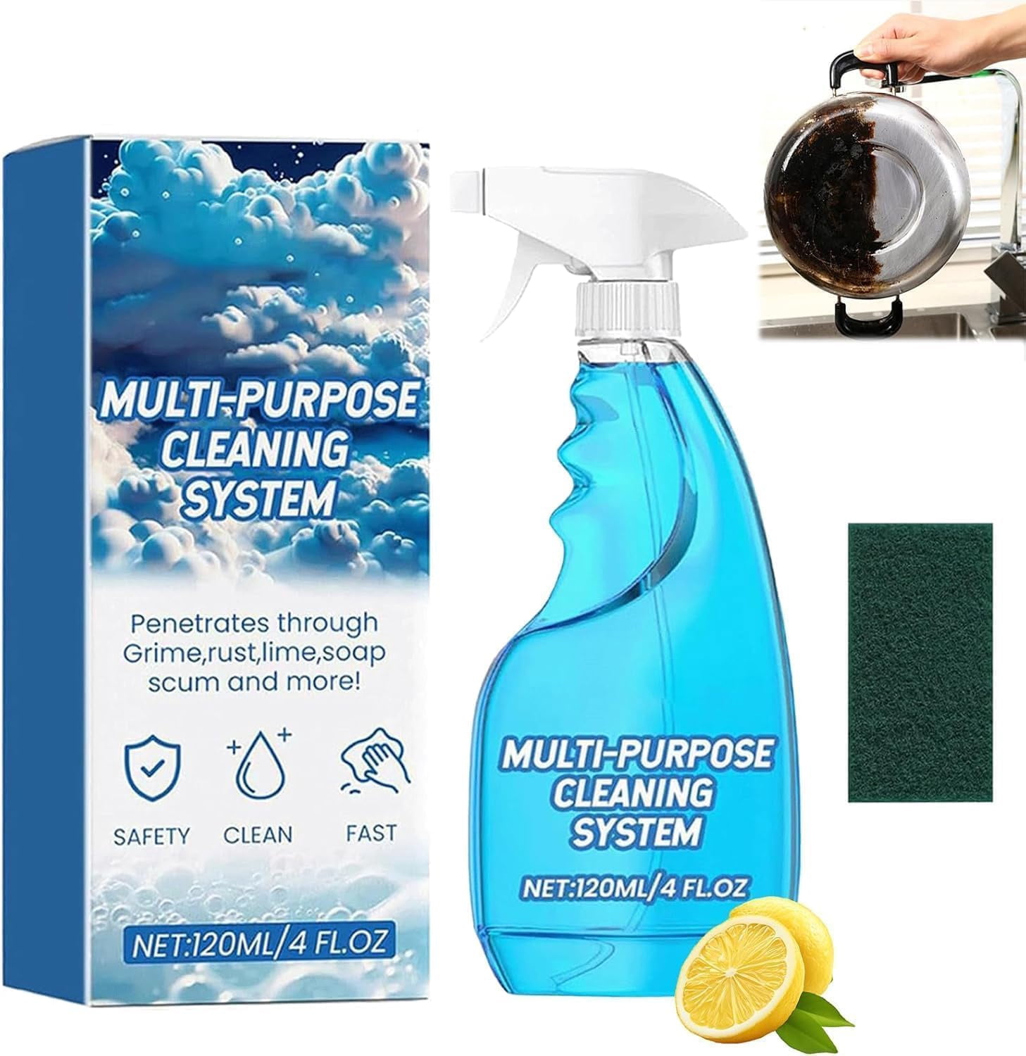Foam All Purpose Cleaner, with Bottle, Spray Bottle, All-Purpose ...
