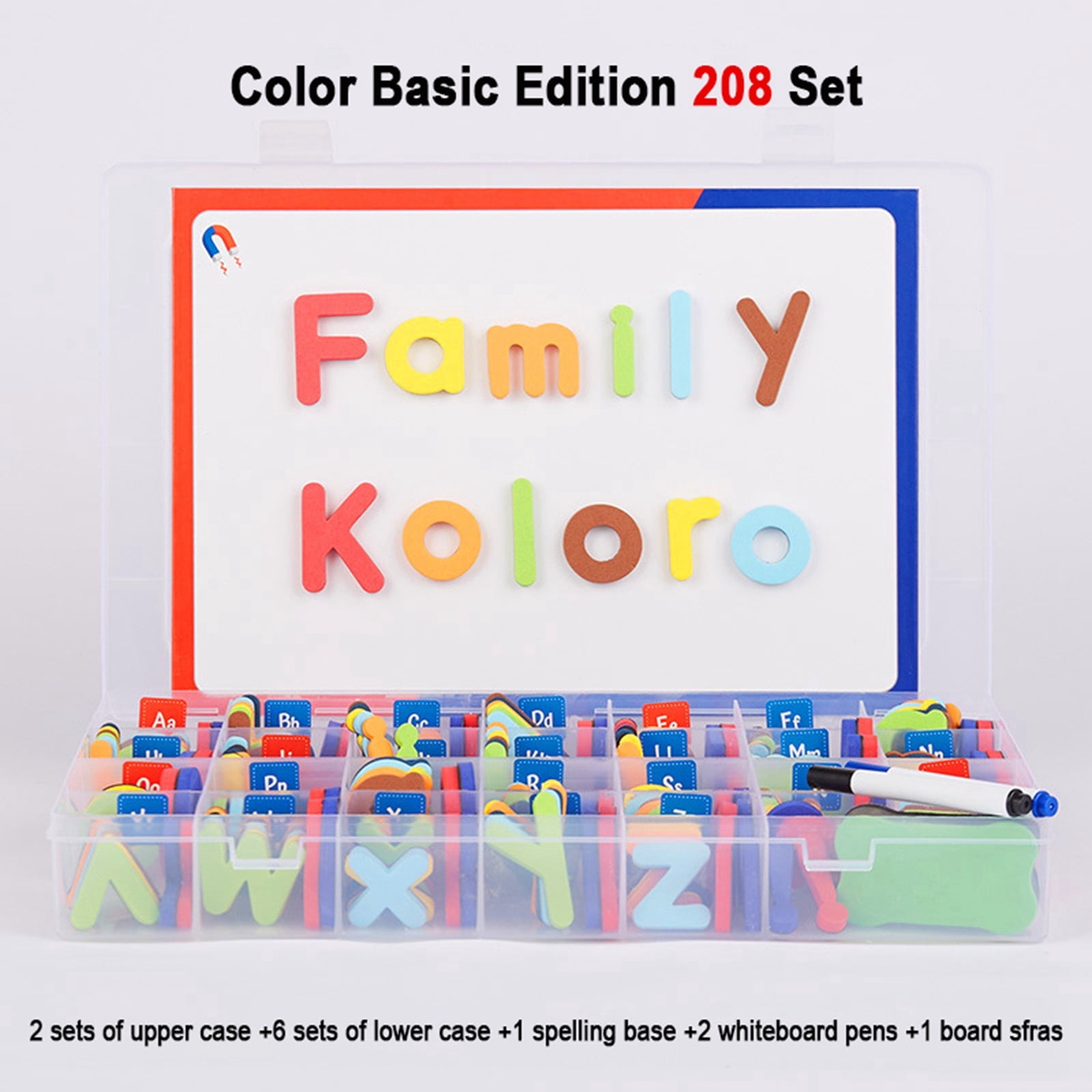 Foam Alphabet Letters Set with Board Preschool Learning Toy for Kids ...