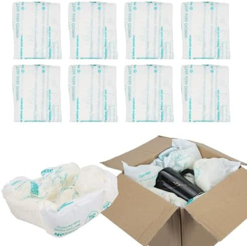 Foam Bag For Shipping, Pack of 8 Handy Foam Room Temperature Expanding Foam Packaging Bags ...