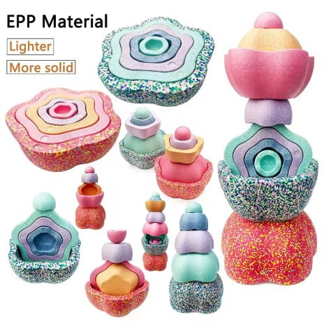 Foam Balance Stepping Stone Kids Sports Toys Touch Sensory Integration ...