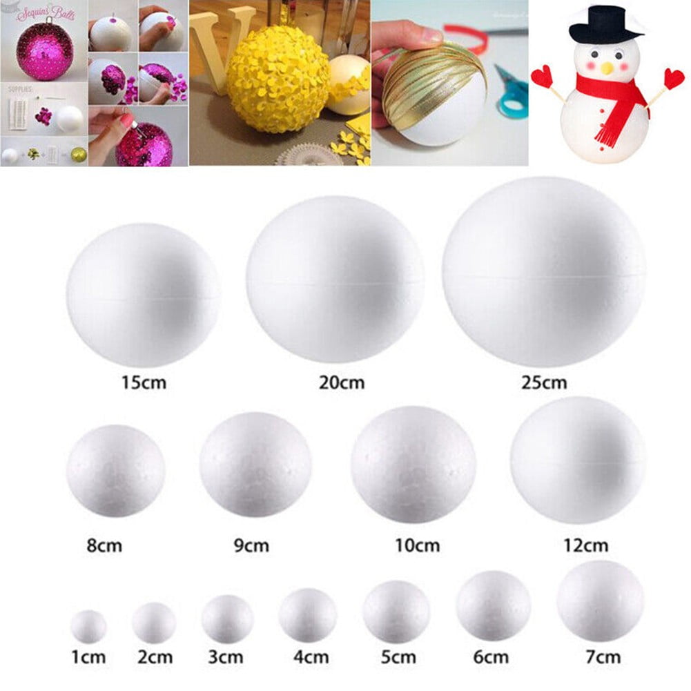 Foam Ball Round Diy Accessories New Party Polystyrene Styrofoam ...
