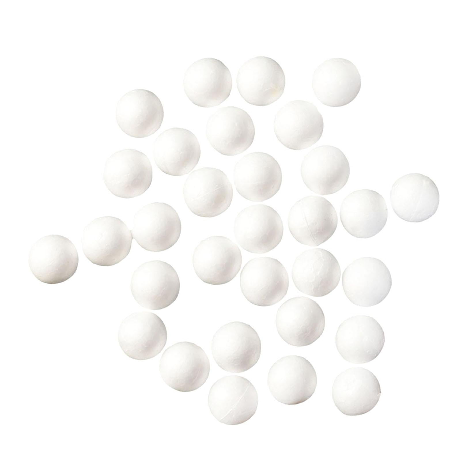 Foam Ball, Smooth of White Polystyrene Round Ball for Arts and Crafts ...