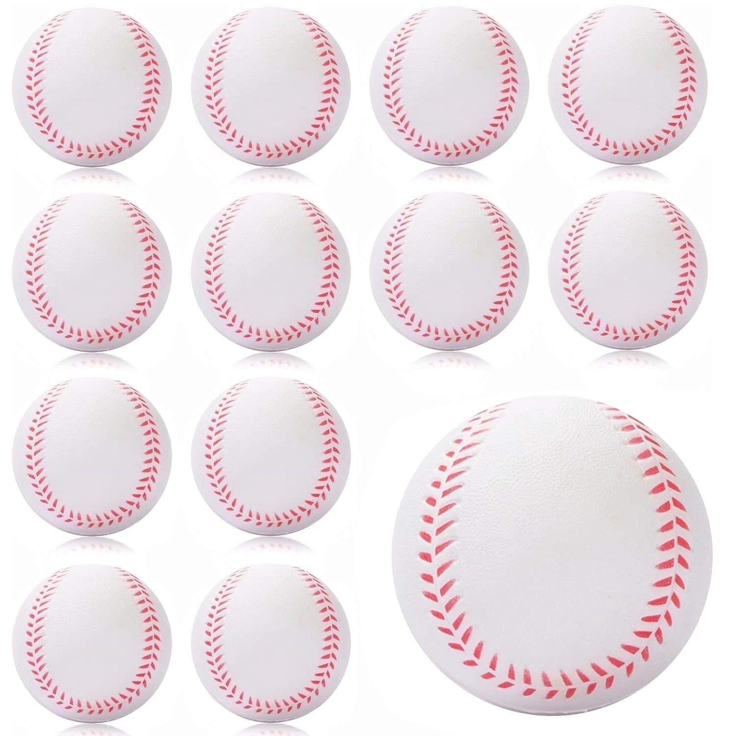 Xueyu Foam Training Baseballs 12 Pack, Soft Baseballs for Kids Practice ...