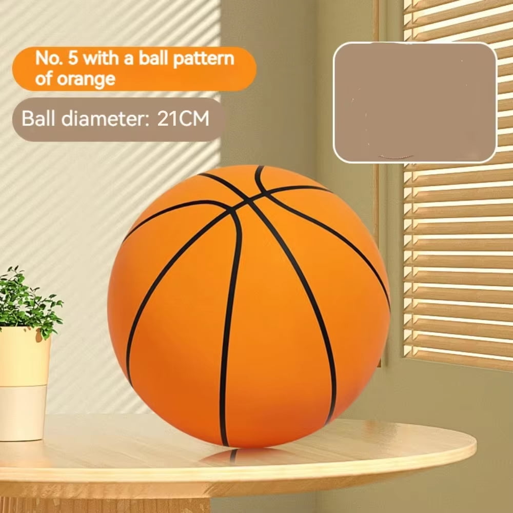 Foam Basketball Kids Silent Basketball Bouncing Mute Silent Ball Bounce ...