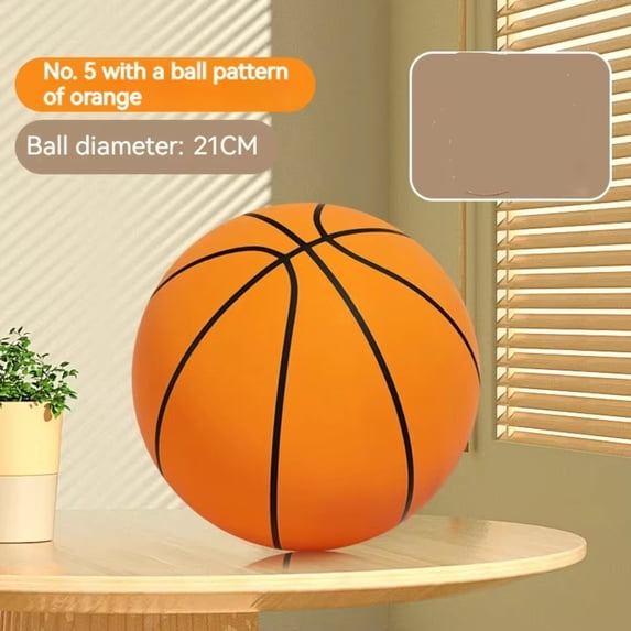 Foam Basketball Kids Silent Basketball Bouncing Mute Silent Ball Bounce ...