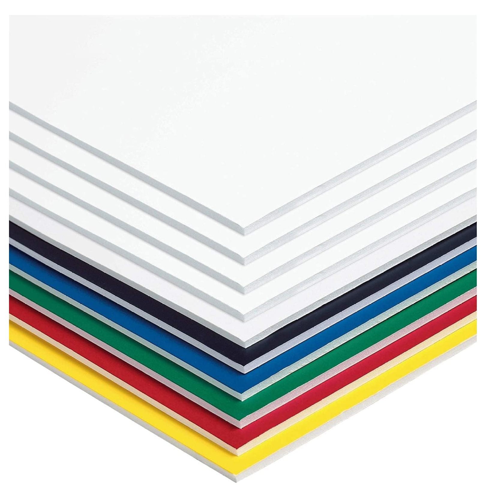 Foam Board, 6 Assorted Colors, No UPCs, 20