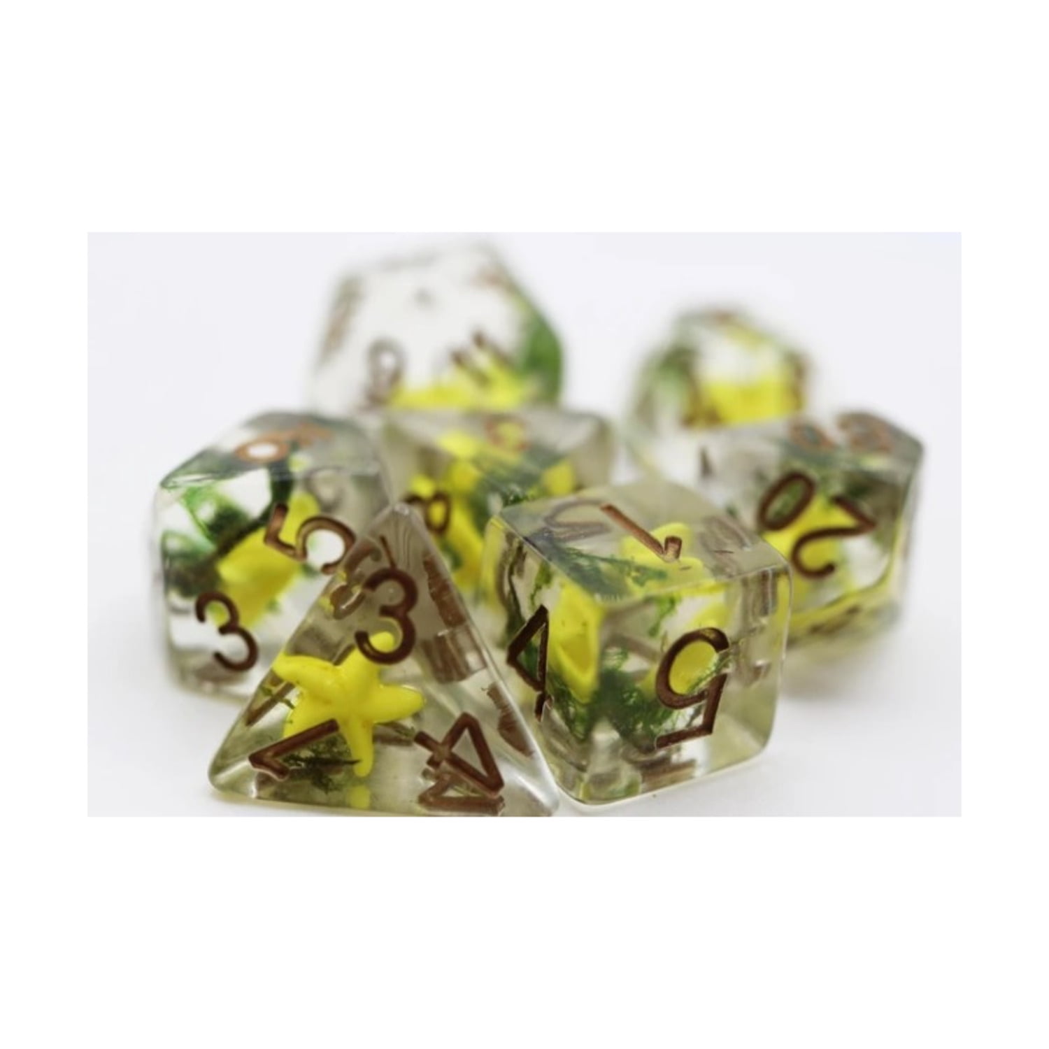 Foam Brain Games Poly Set - Yellow Starfish & Seaweed w/Bronze (7) New ...