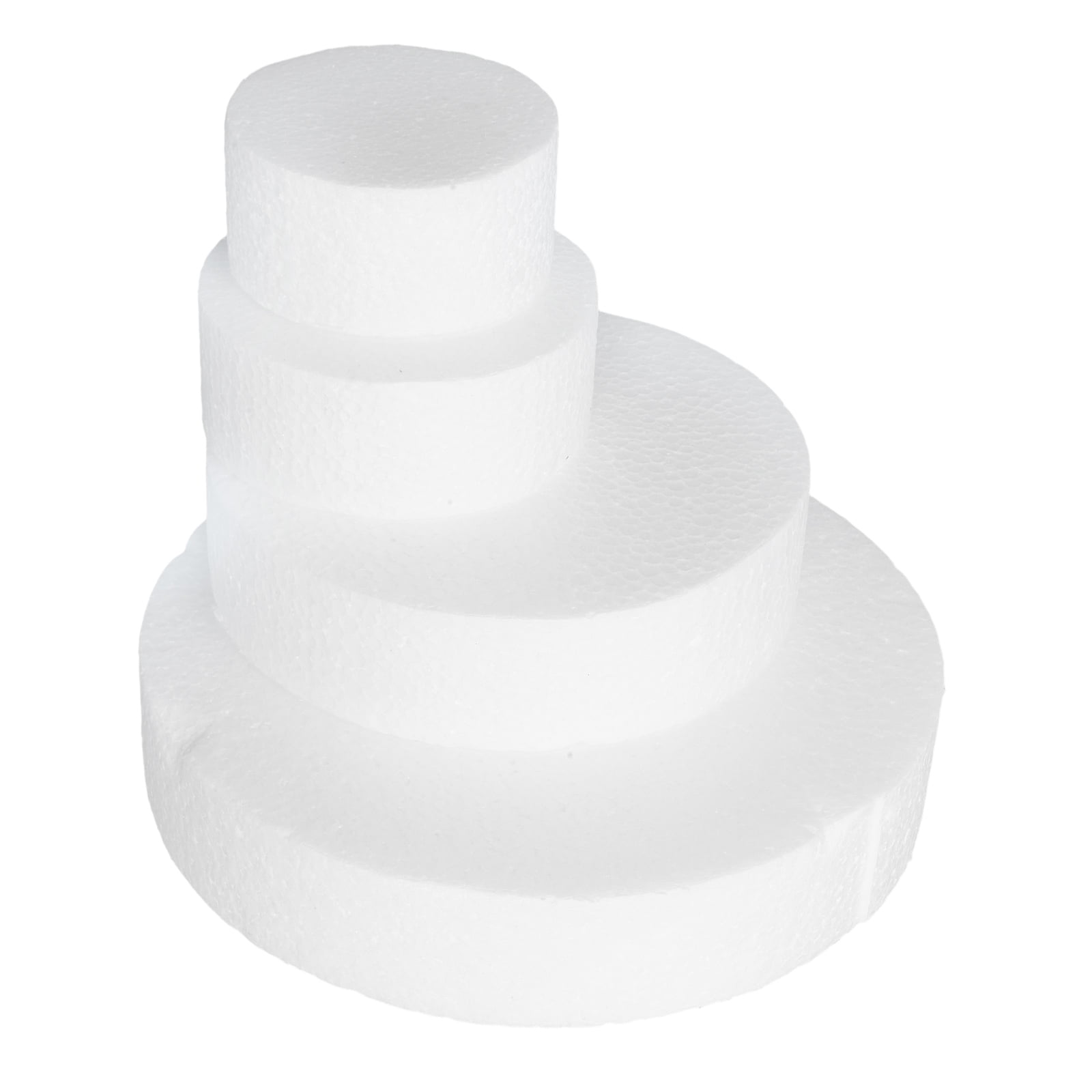 White Foam Cake Dummy for Decoration with Creative Multilayer Design ...