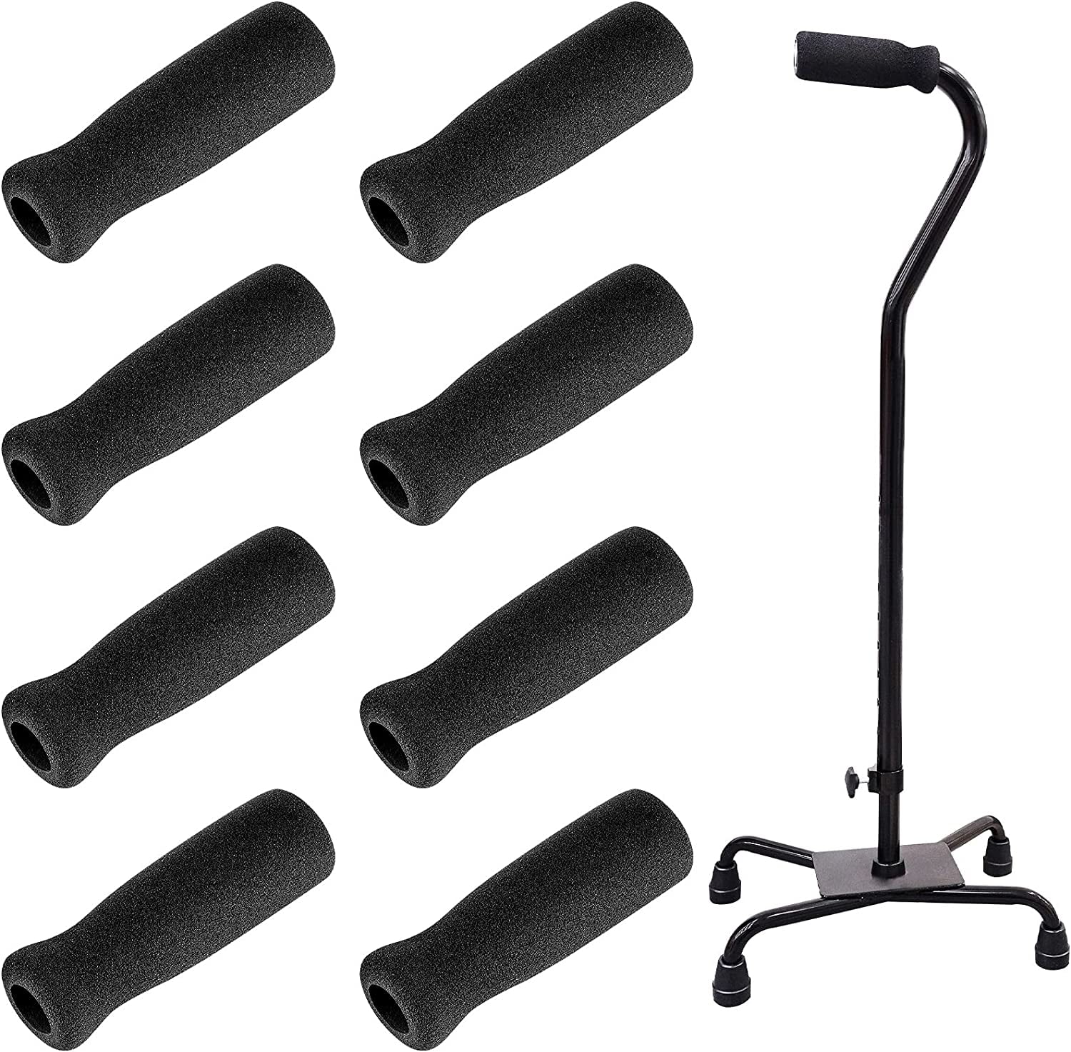 Foam Cane Handle Grip Replacement Offset Walking Hand Foam Handle for ...