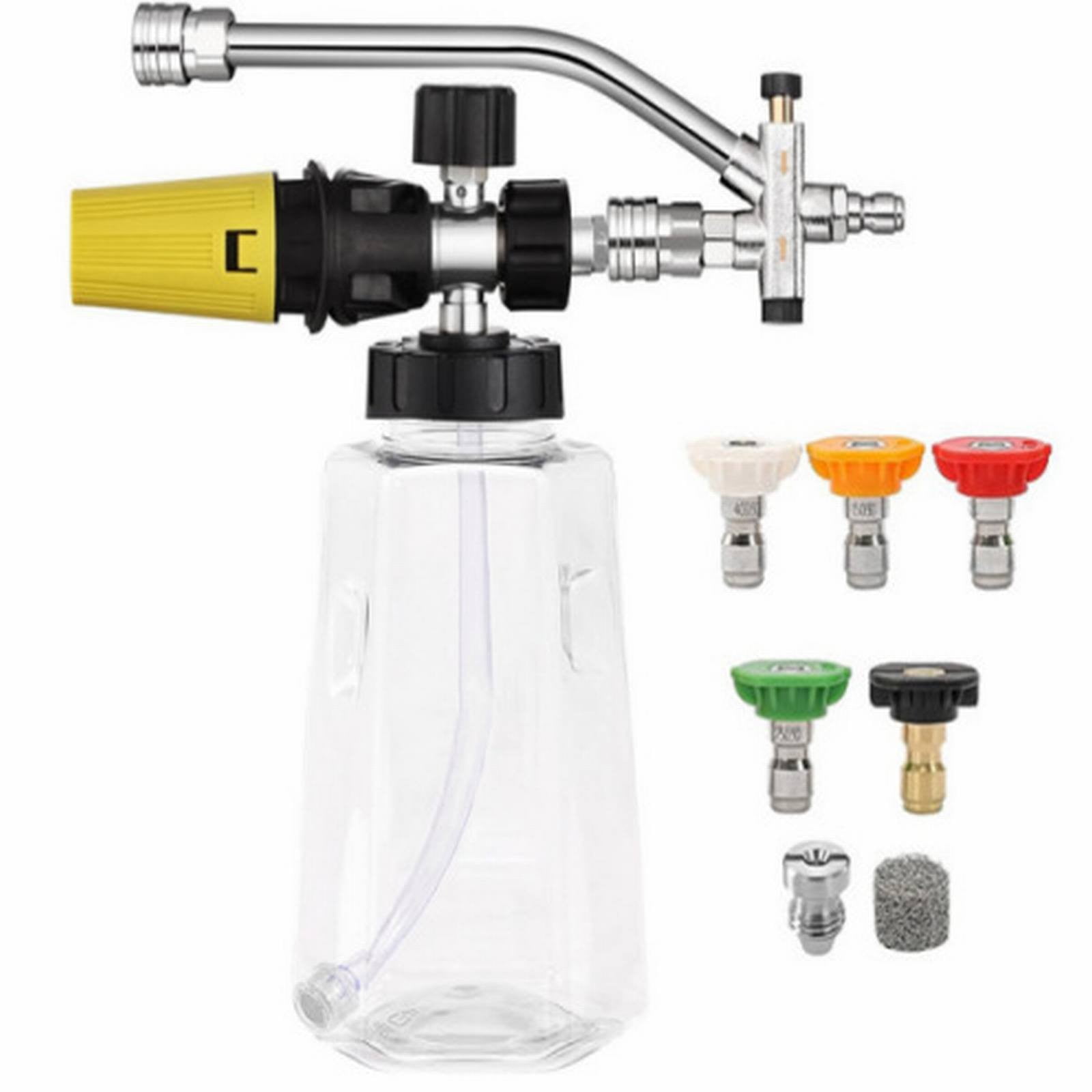 Foam Cannon Dual Connector Accessory – 2025 Dual-Head Foam Sprayer with ...