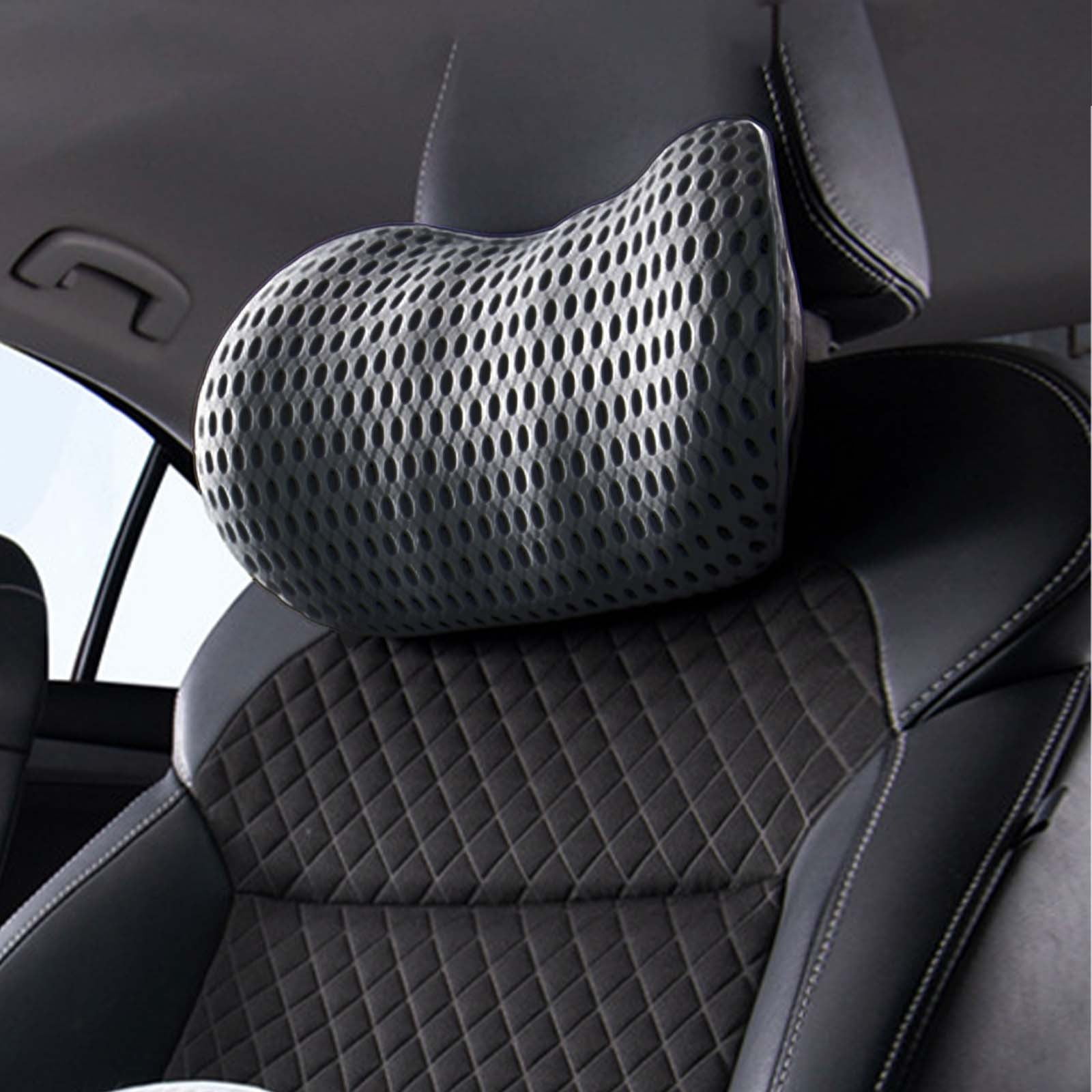 Foam Car Neck Pillow, Lumbar Support, Memory Foam, Breathable Velvet ...