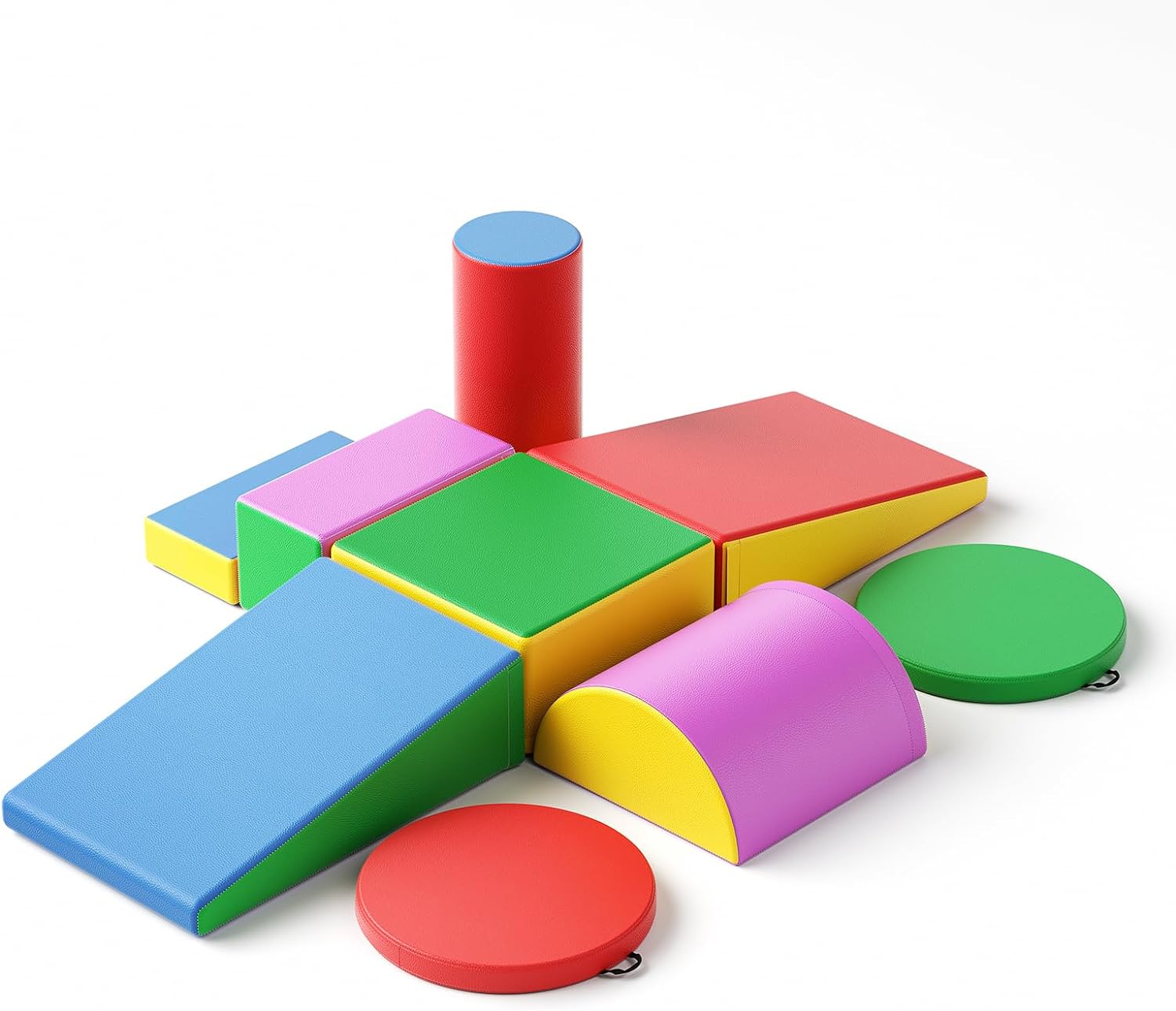 Odaof 5 in 1 Pikler Triangle Set, Baby Climbing Toys Indoor Playground ...