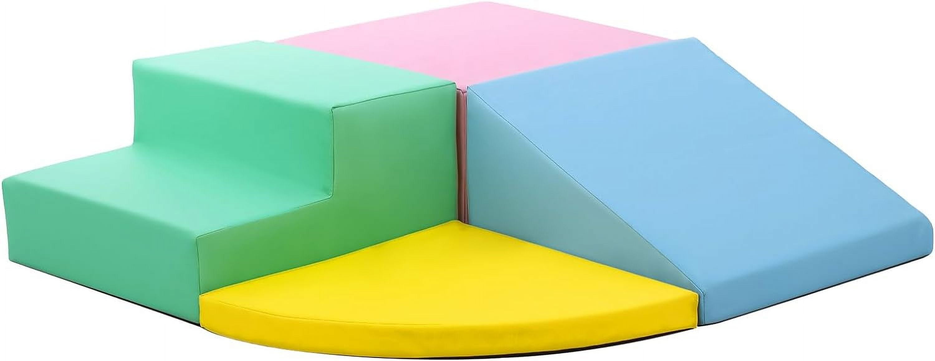 Foam Climbing Blocks for Toddlers - Soft Indoor Play Gym Set for ...