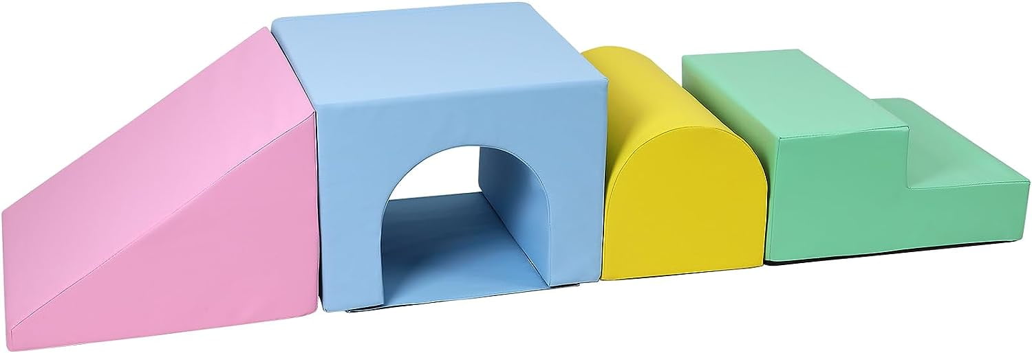 Foam Climbing Blocks for Toddlers and Preschoolers, Active Play Set for ...