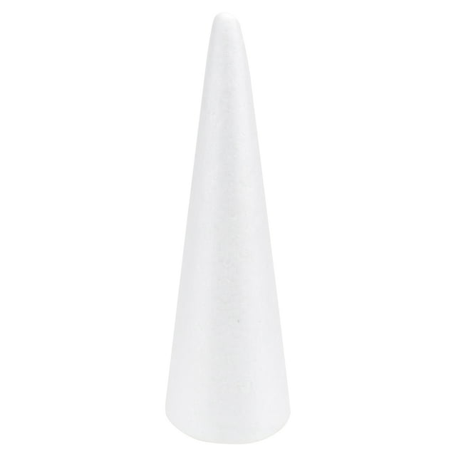 Foam Cones for Crafts, Styrofoam Cone Shapes for DIY Art Project (30cm ...