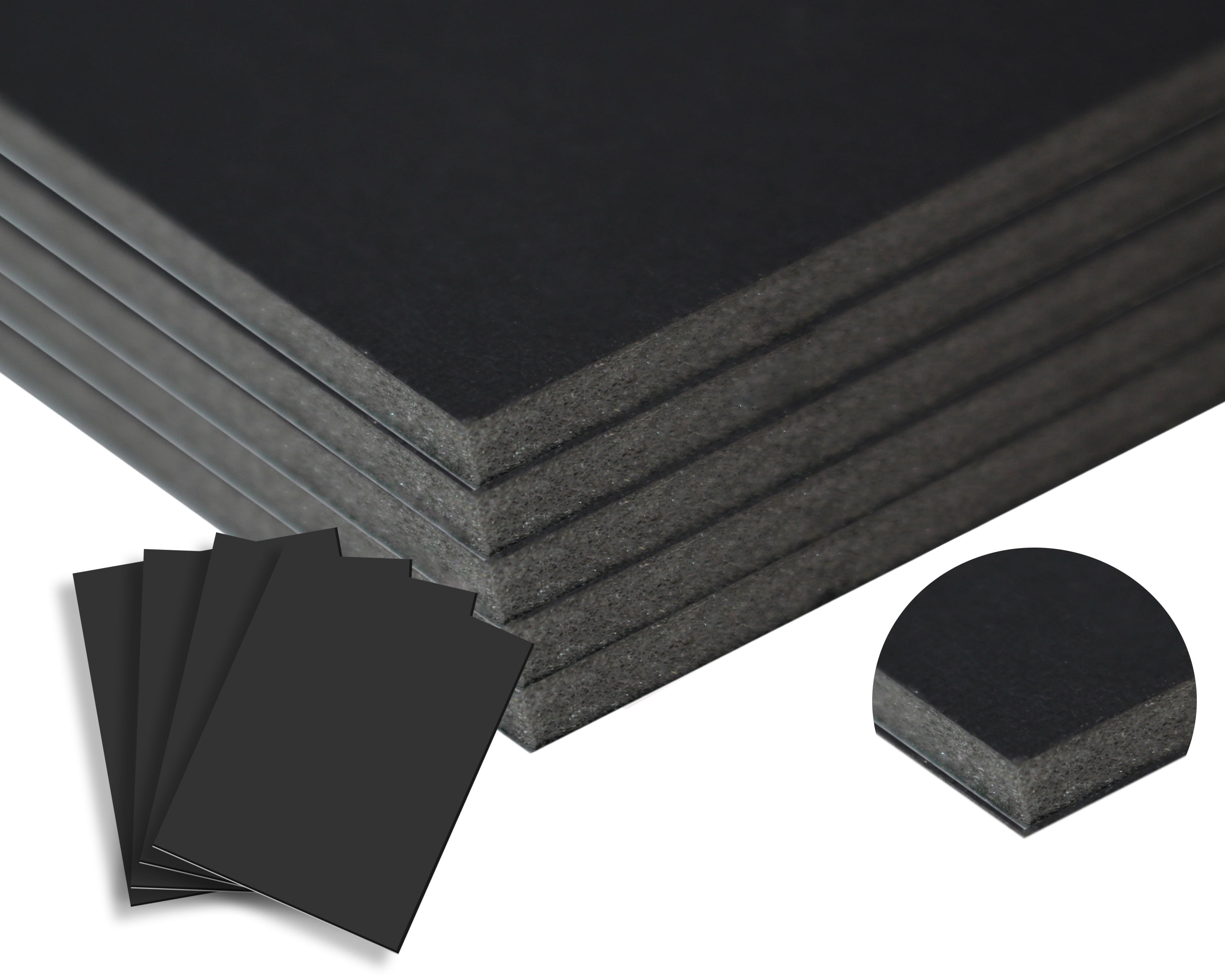 Foam Core Backing Board 3/16" Black 24x36- 10 Pack. Many Sizes ...