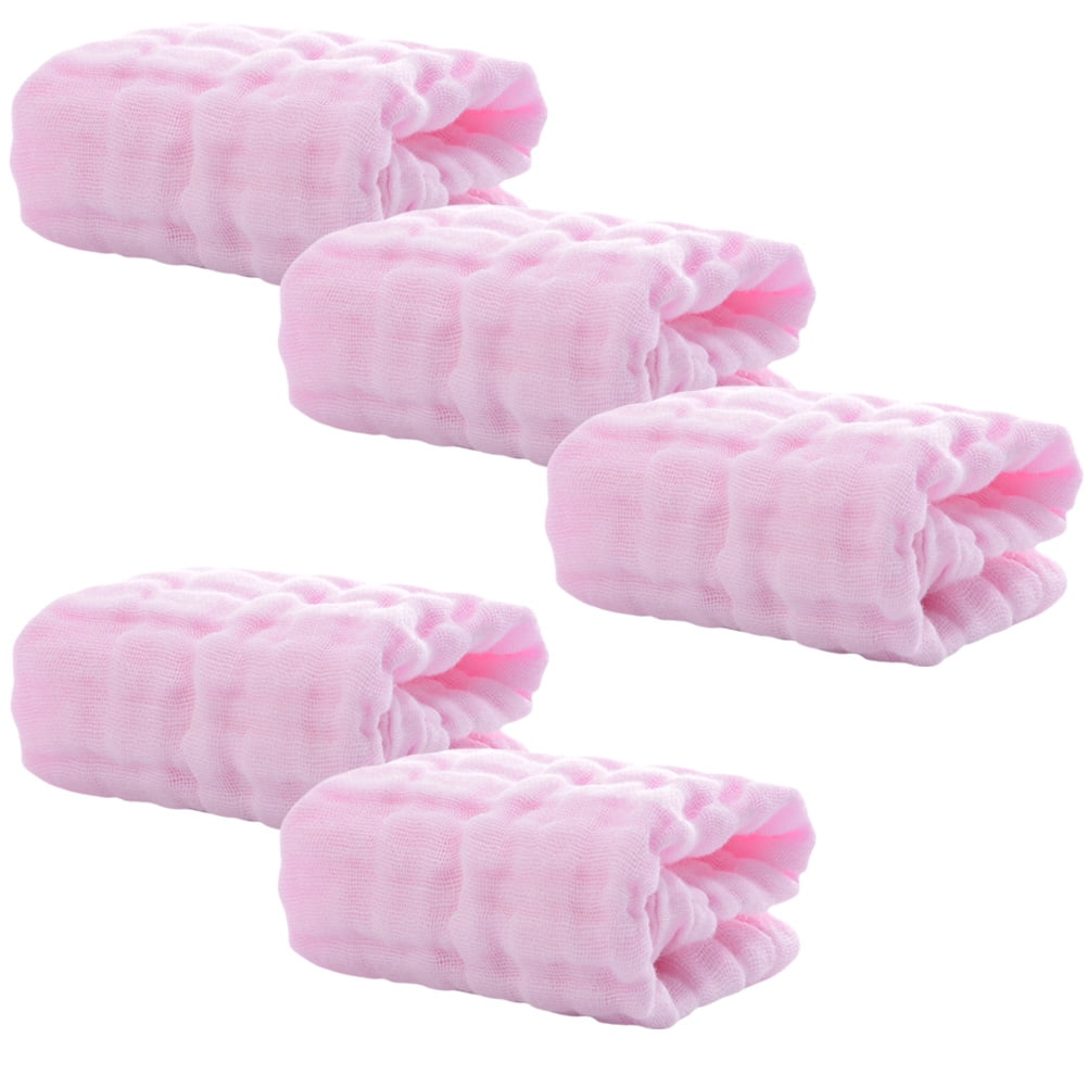 Foam Cotton Bib 5 Pcs Baby Essentials Infant Burp Cloths Towels Gauze ...