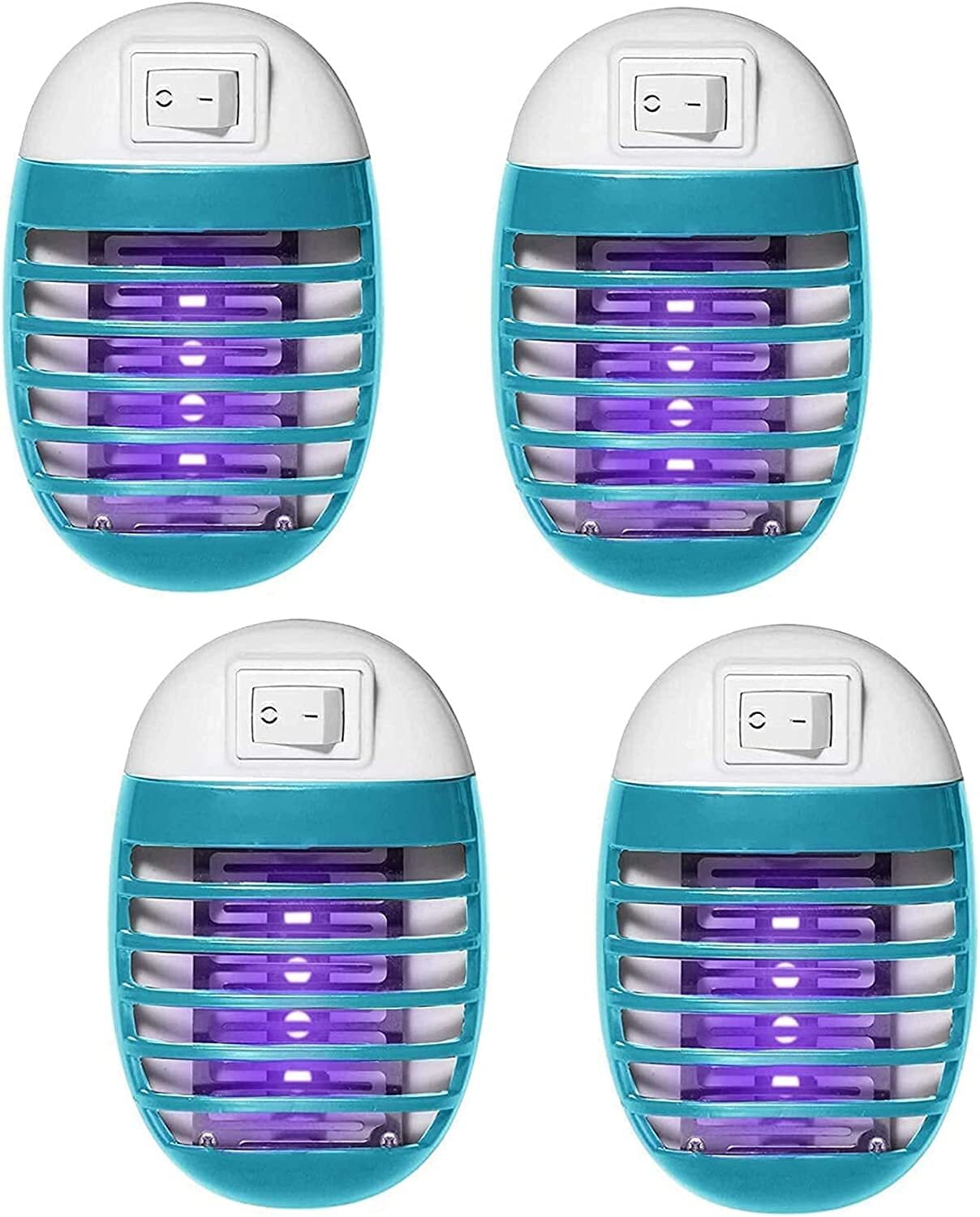 4 Pack Bug Zapper Indoor Mosquito Zapper, Plug in Fly Zapper Electronic ...