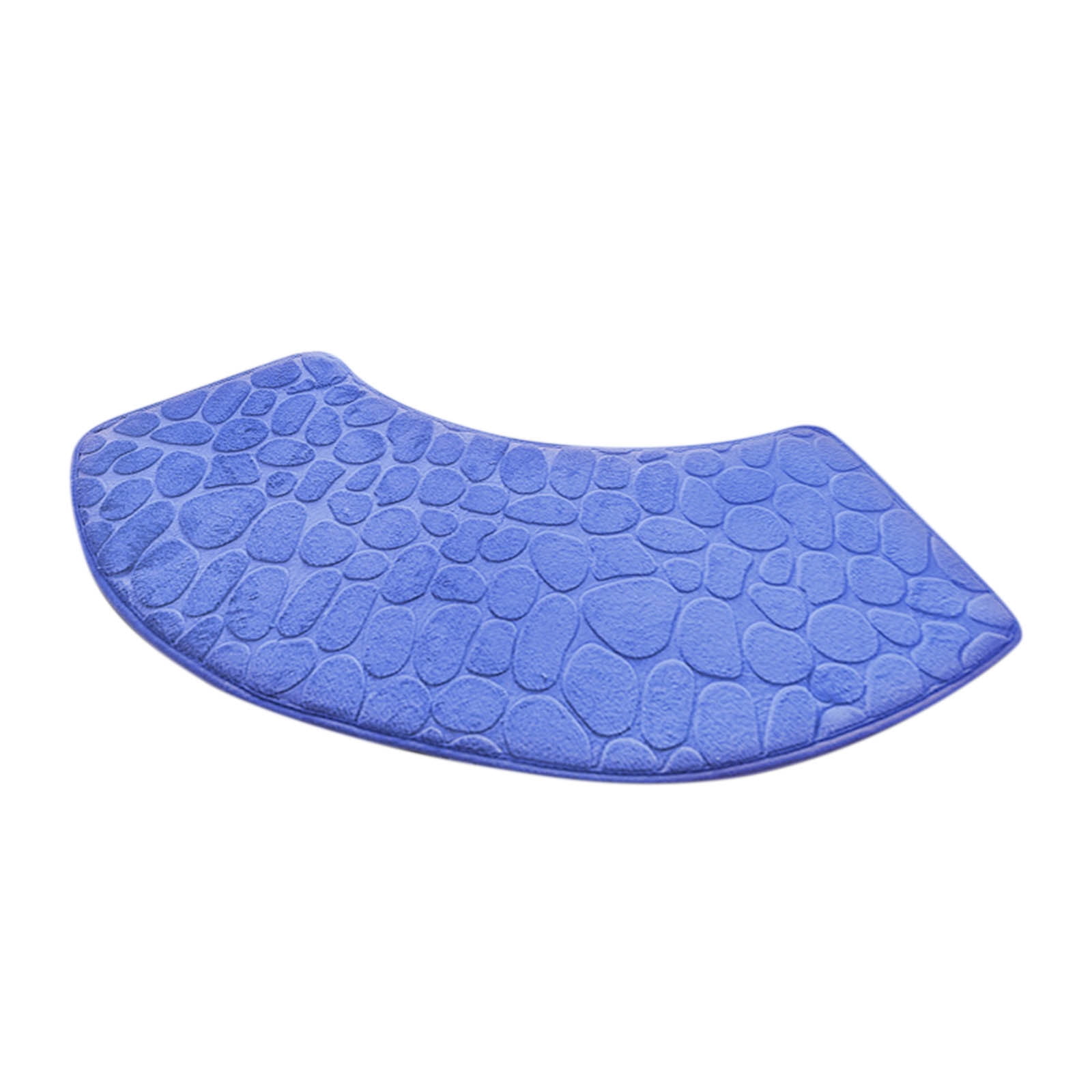 Foam Curved Shower Mat, 39x12 inch Soft & Absorbent Curved Comfortable ...