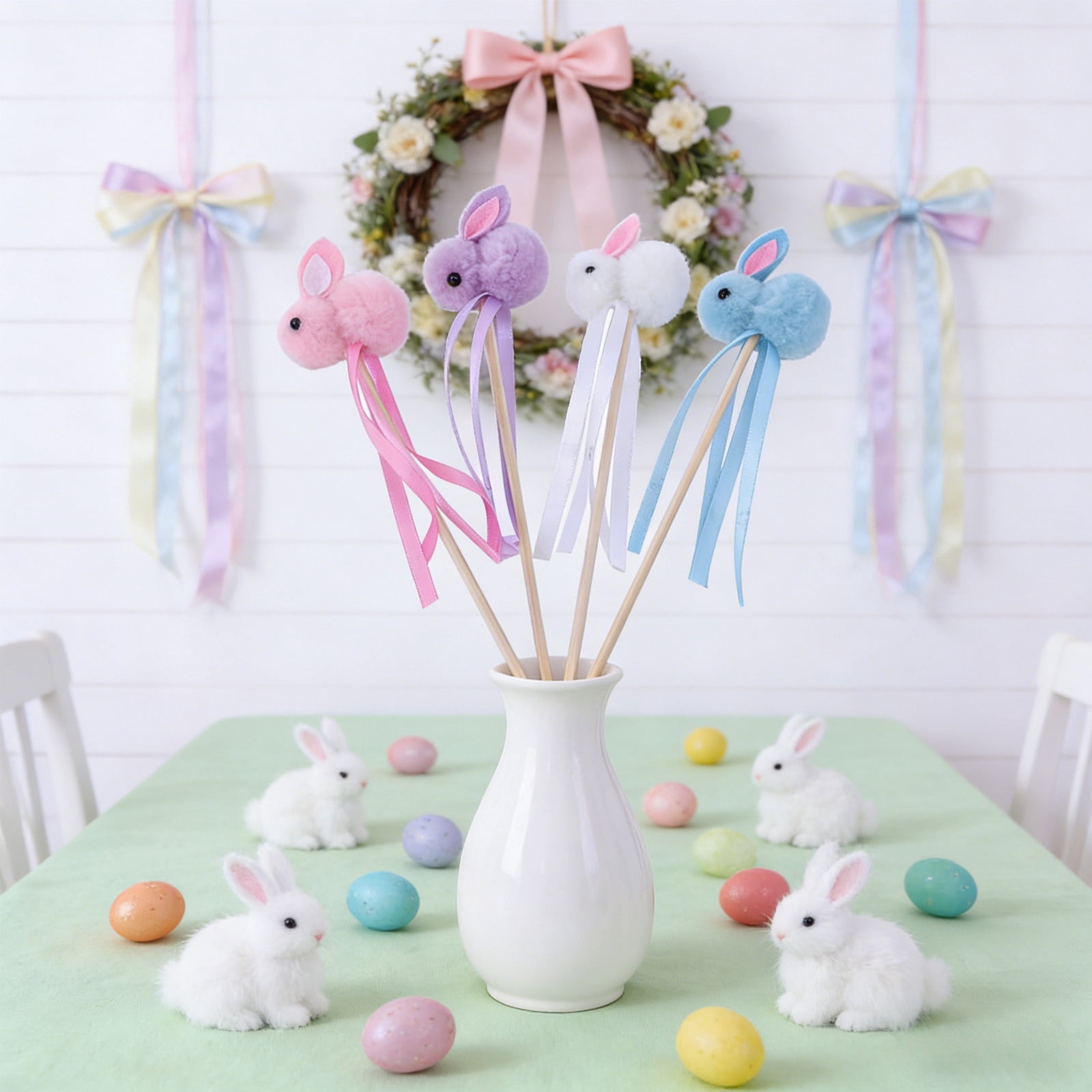 Foam Cuttings Easter Branches Decor Set for Living Room Dining Table ...