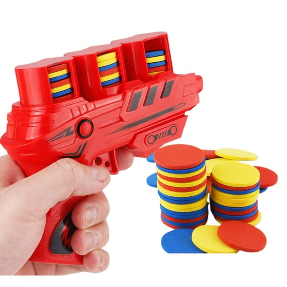 Foam Disc Launcher, Continuous Shooting Flying Disc Launcher, Disk ...