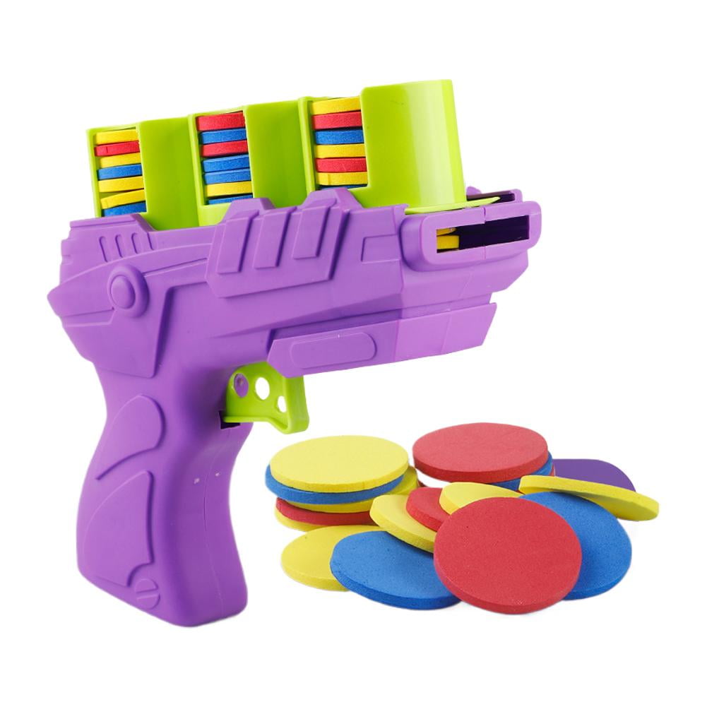 Foam Disc Launcher, Continuous Shooting Flying Disc Launcher, Disk ...