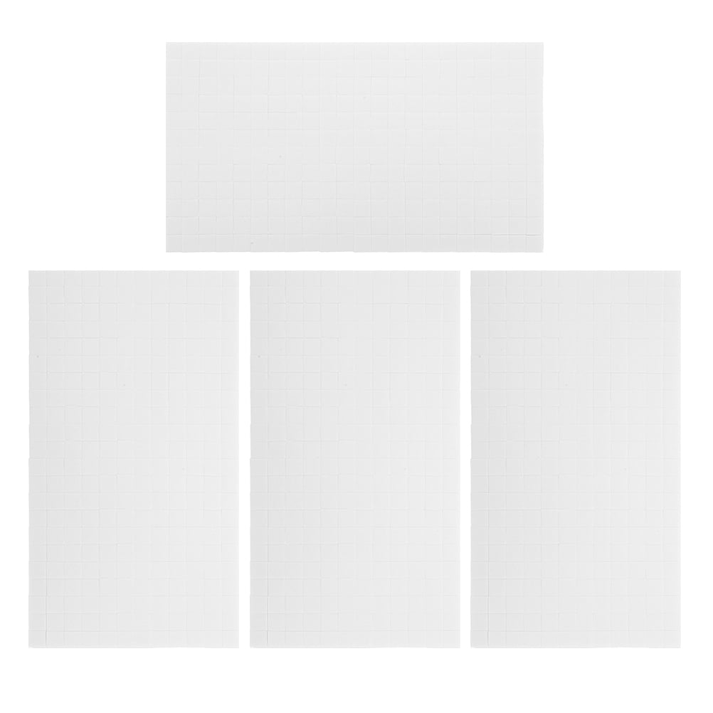 Foam Double Sided Tape 4 Sheets Squares Dual Adhesive Dots Bracket ...