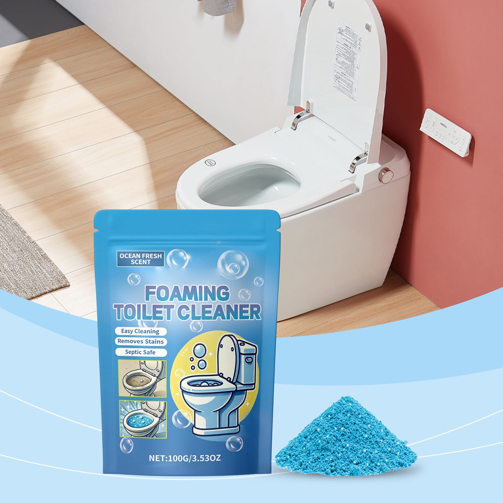 Foam Drain Cleaner - Splash Foam Toilet Cleaner - Toilet Foam Cleaner ...