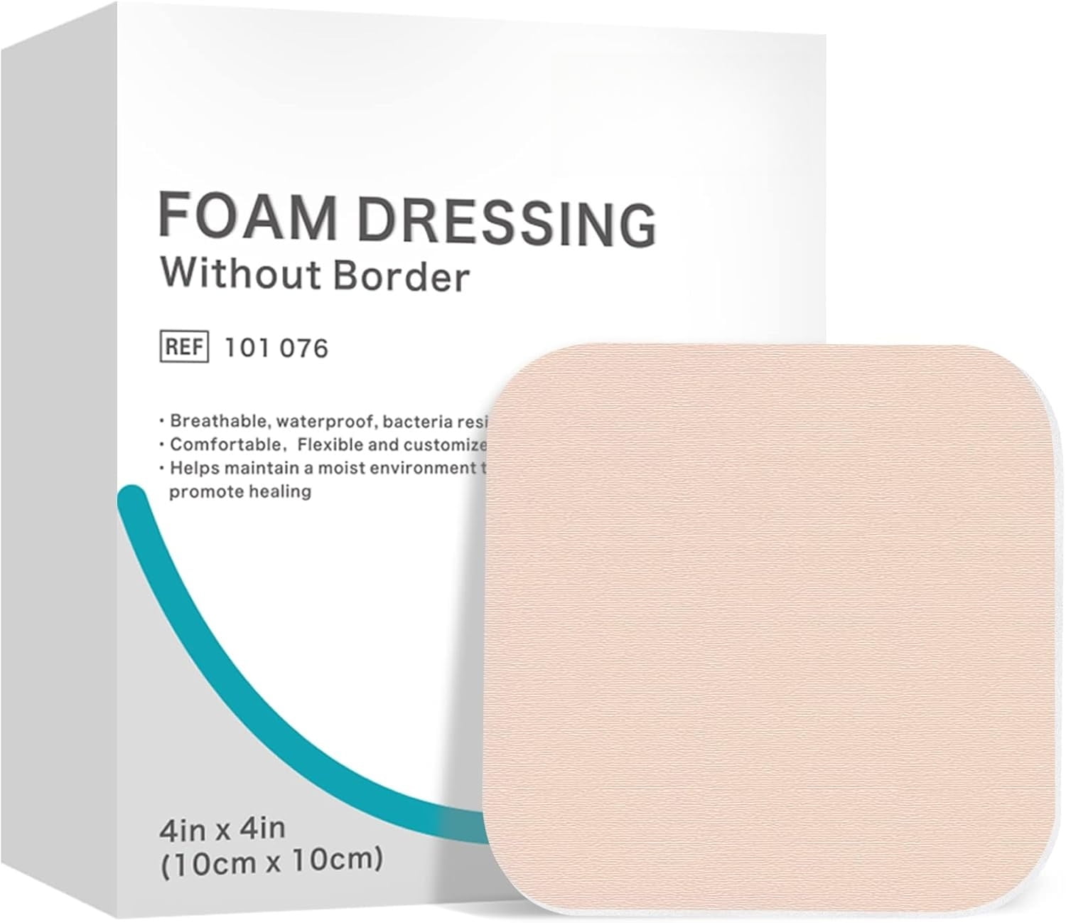 Foam Dressing, Sterile Non-Adhesive Hydrophilic Pads, Highly Absorbent ...
