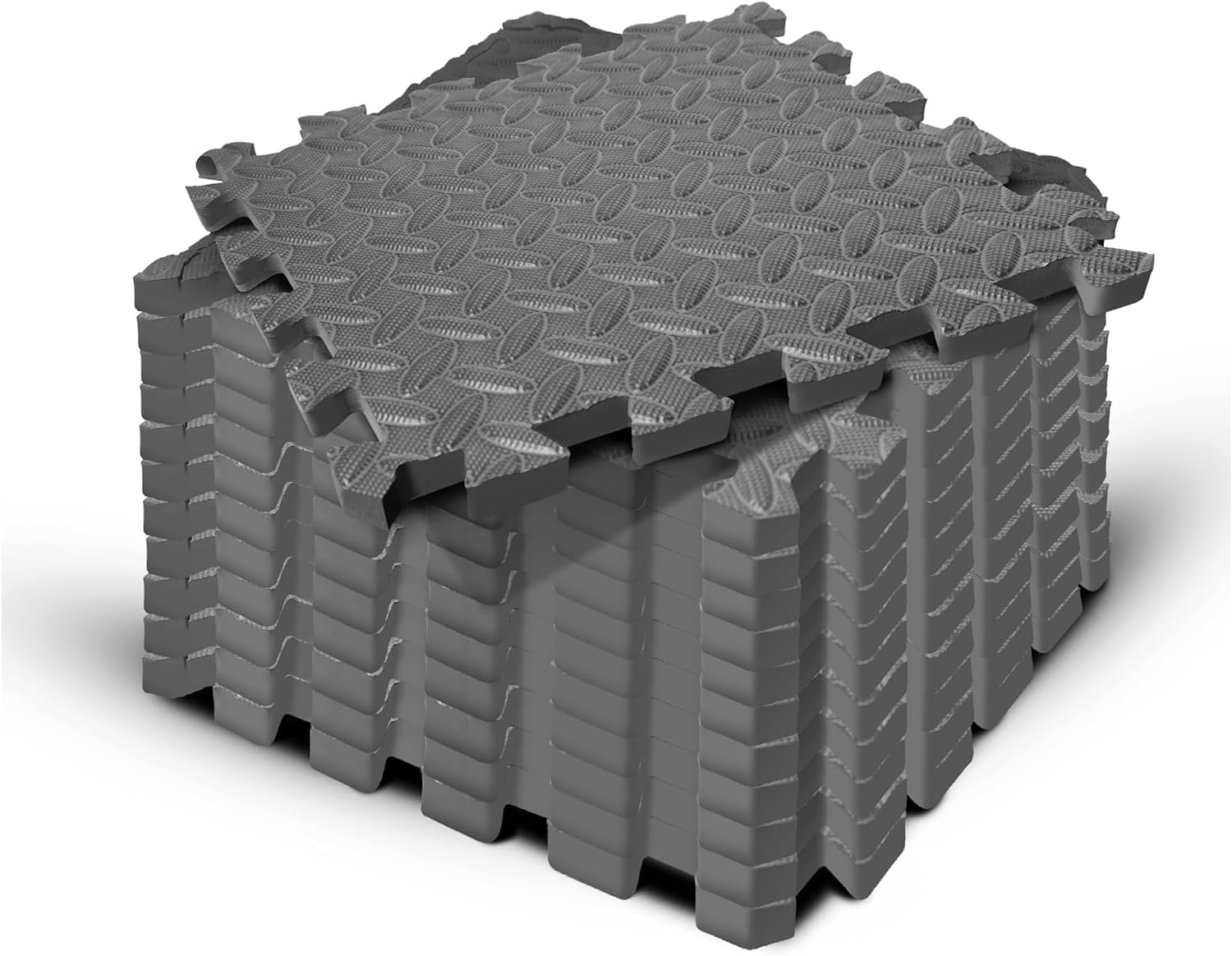 Foam - EVA Foam Interlocking Mats - Grey - 3/4" Thick, 12 Square Feet ...