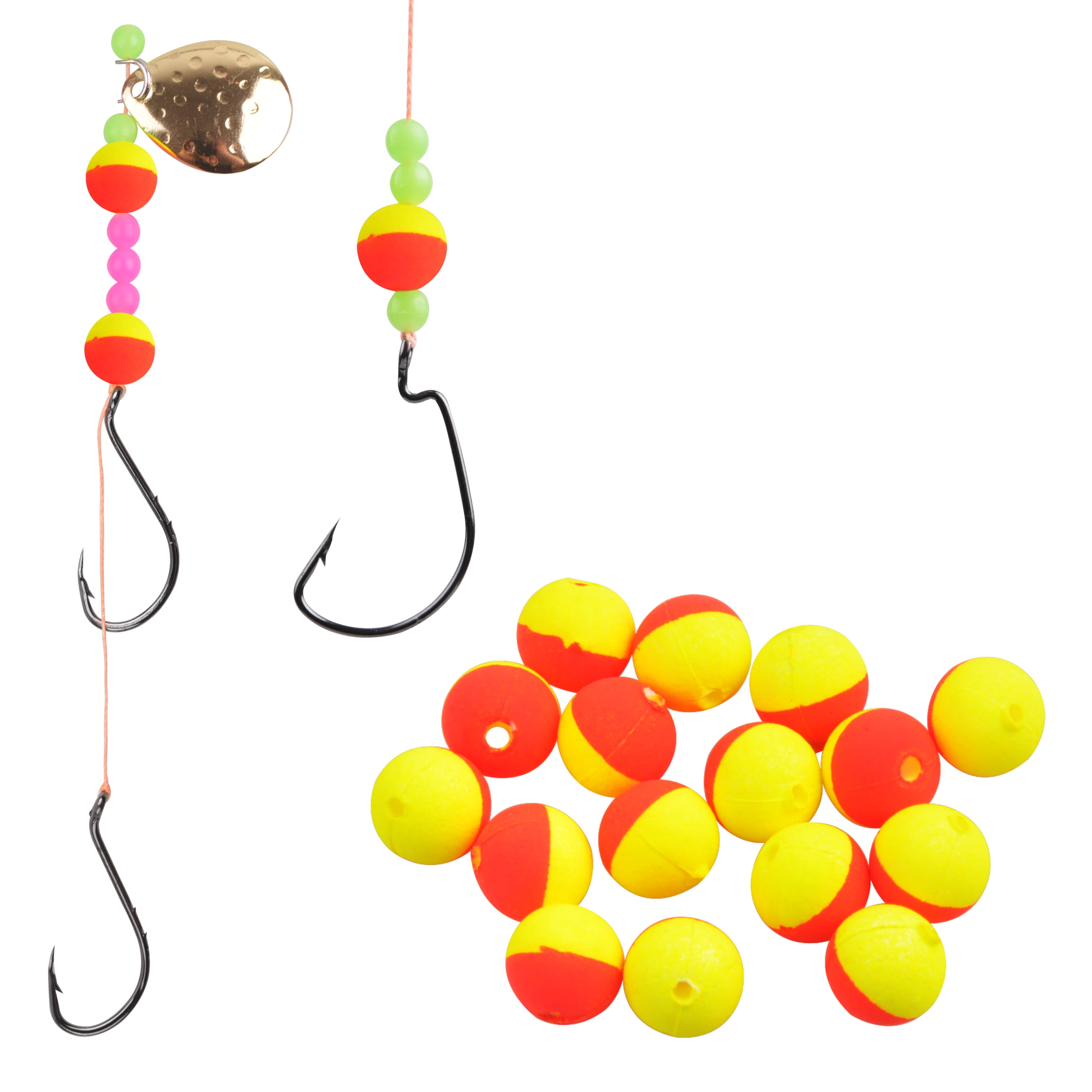 Foam Floats Fishing Rig Floats - 60Pack Pompano Rig Floats Snell Float ...