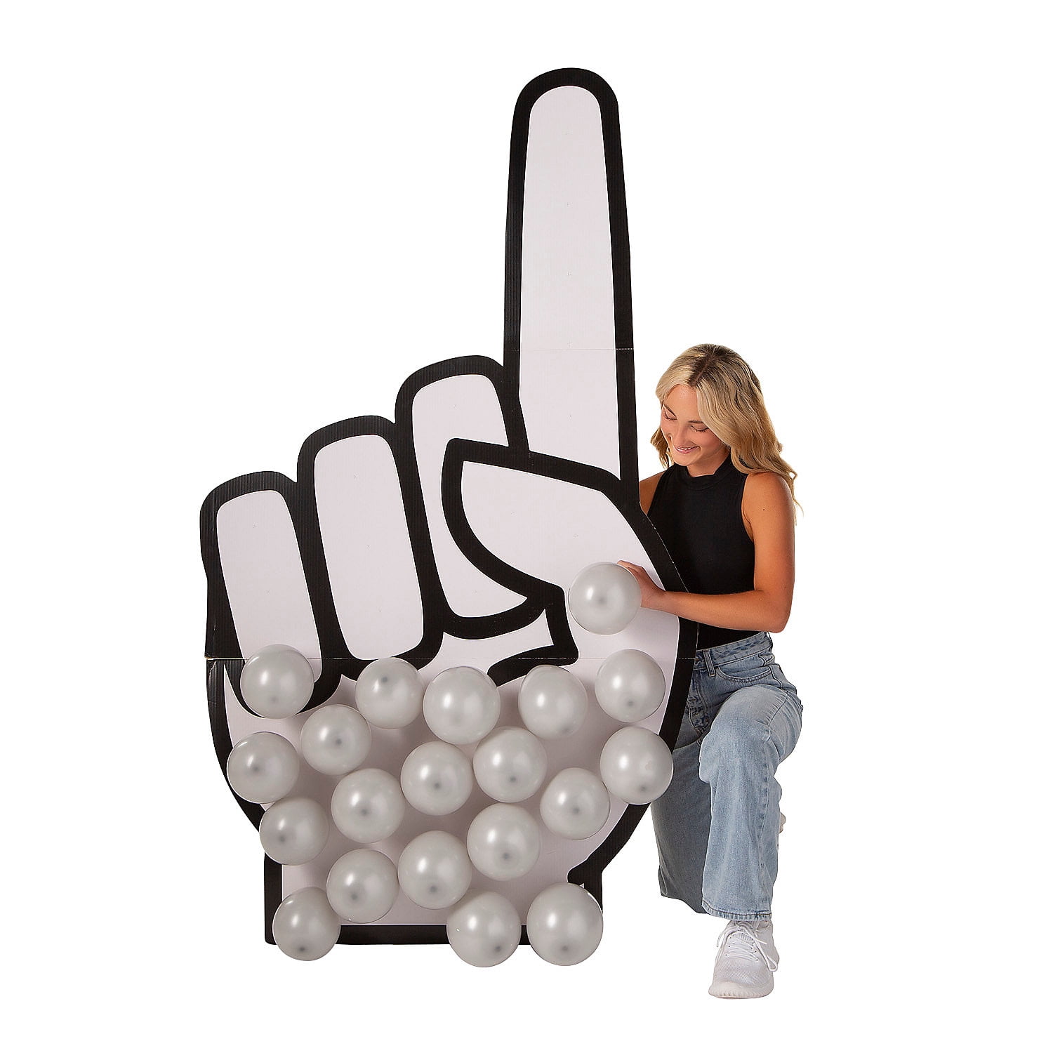Foam Hand Cardboard Cutout Stand-Up - Walmart.com
