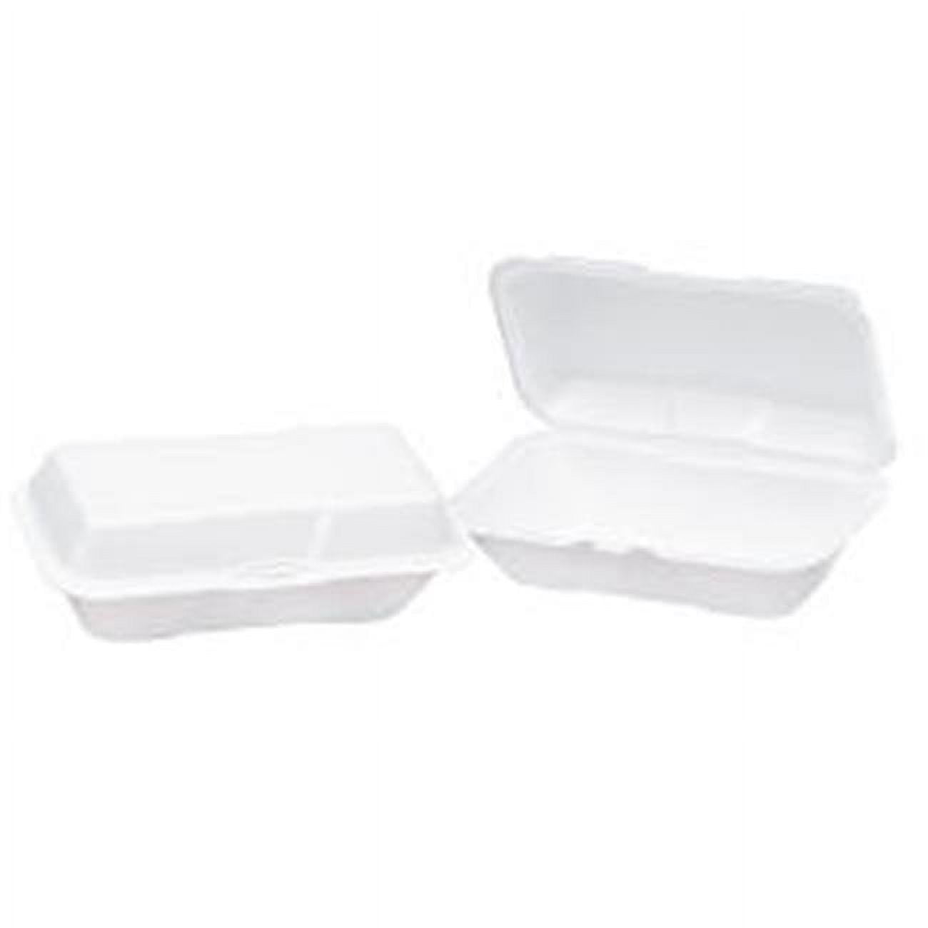 Foam Hinged Hoagie Container - Extra Large, White - Walmart.com