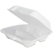 Fitsu Foam take out container,1 Compartment,200 pack,9.250” x 6.375” x 2.875” - Walmart.com