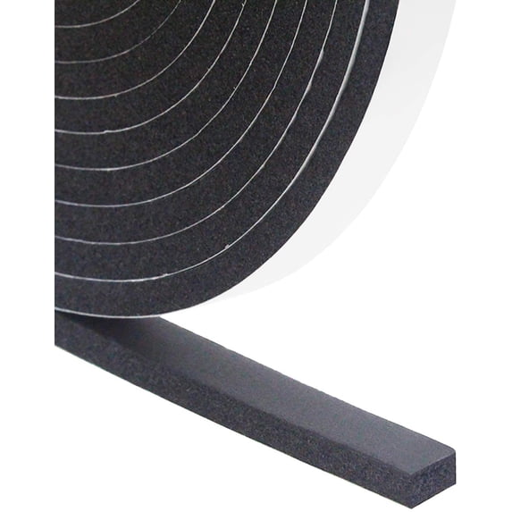 Foam Insulation Tape, 1/2In x 1/4In x 33Ft Weather Stripping Door Seal ...