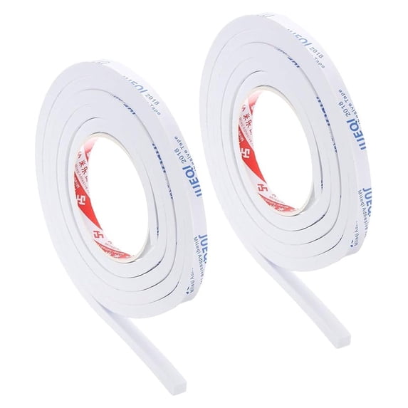 Foam Insulation Tape 3/8" x 6.6Ft (2 Rolls) - Weather Stripping for ...
