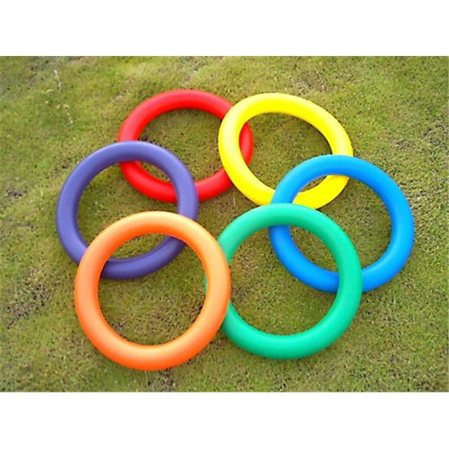 Foam Juggling Ring - 10 Inch - Set of 6 Colors - Walmart.com
