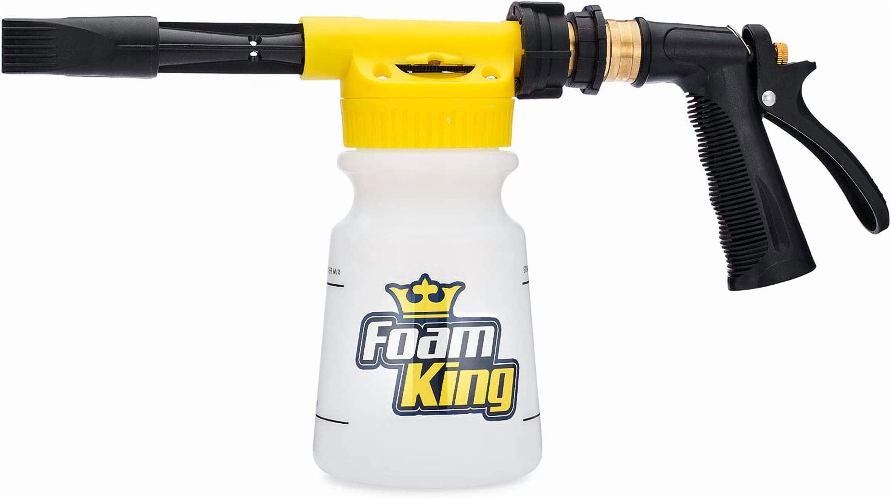 Foam King Car Wash Foam Gun, Foam Cannon for Hose Garden - The King of ...