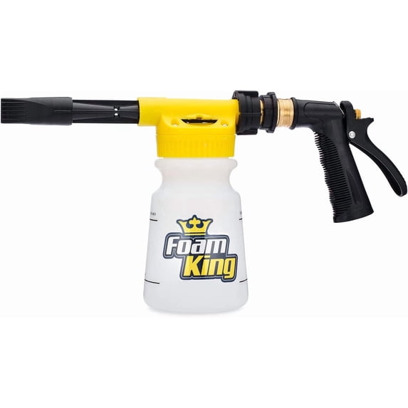 Foam King Car Wash Foam Gun, Foam Cannon for Hose Garden - The King of ...