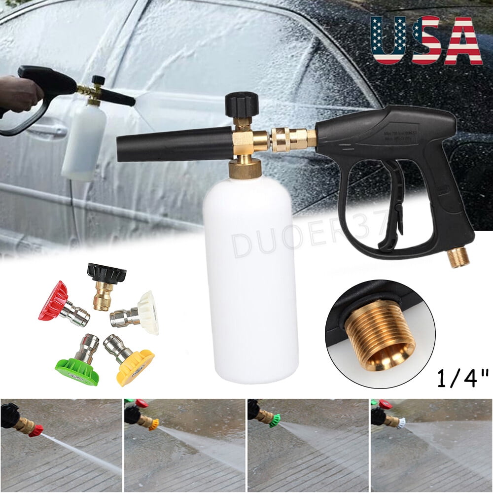 Foam Lance Cannon Soap Bottle Sprayer for Pressure Washer Gun Jet Car ...