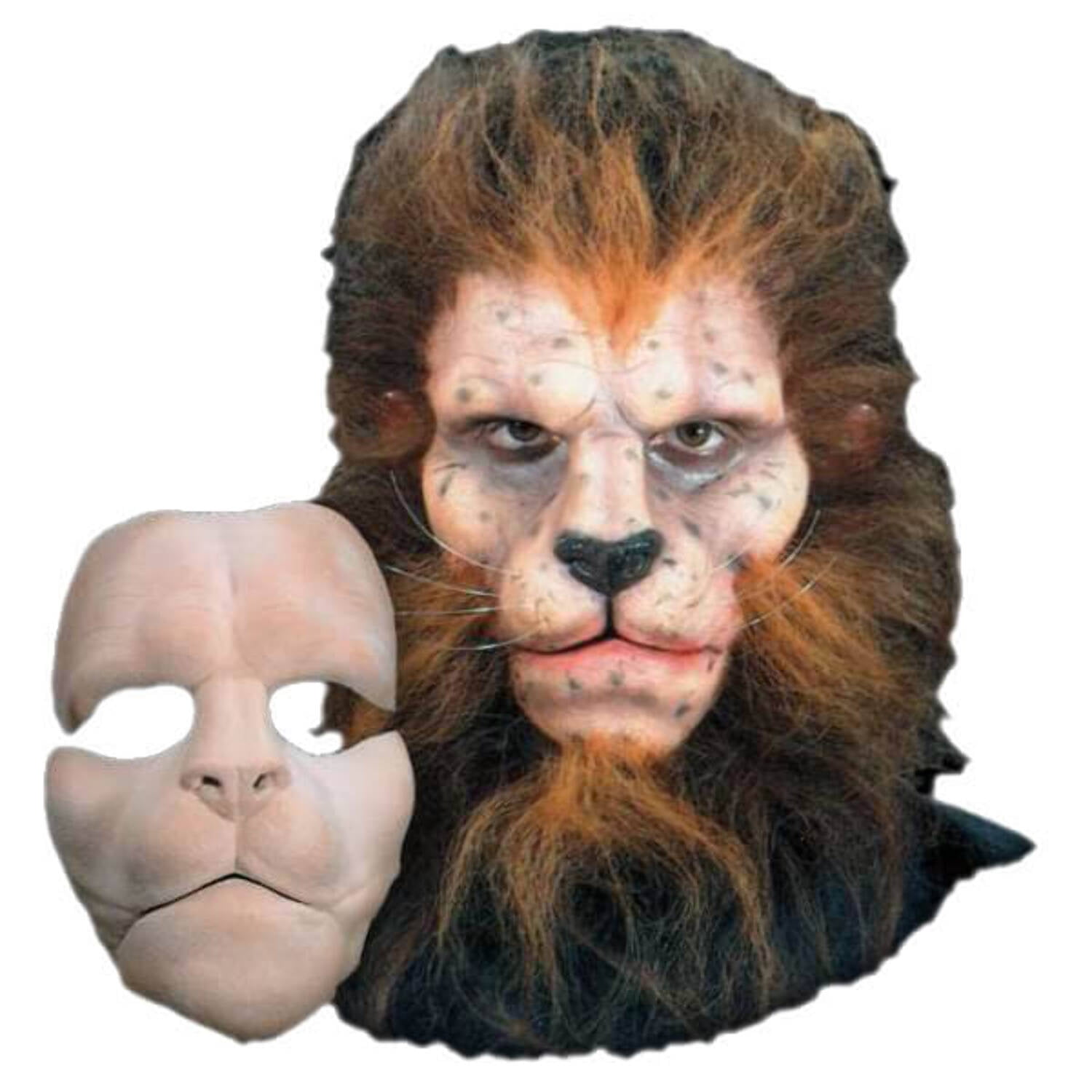 Foam Latex Prosthetic Face (No Makeup) Adult Halloween Accessory ...