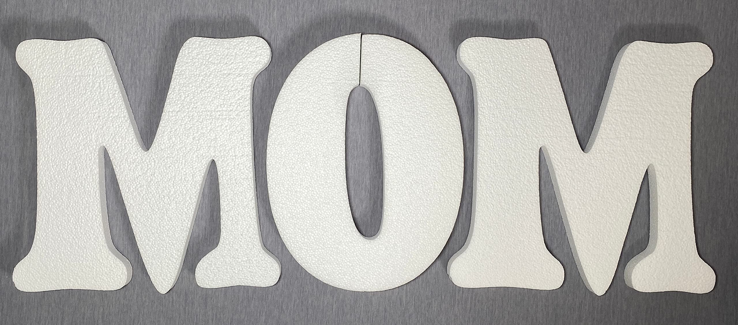 Foam Letters for MOM Signage for Mother Day and Mom Appreciation (23 ...
