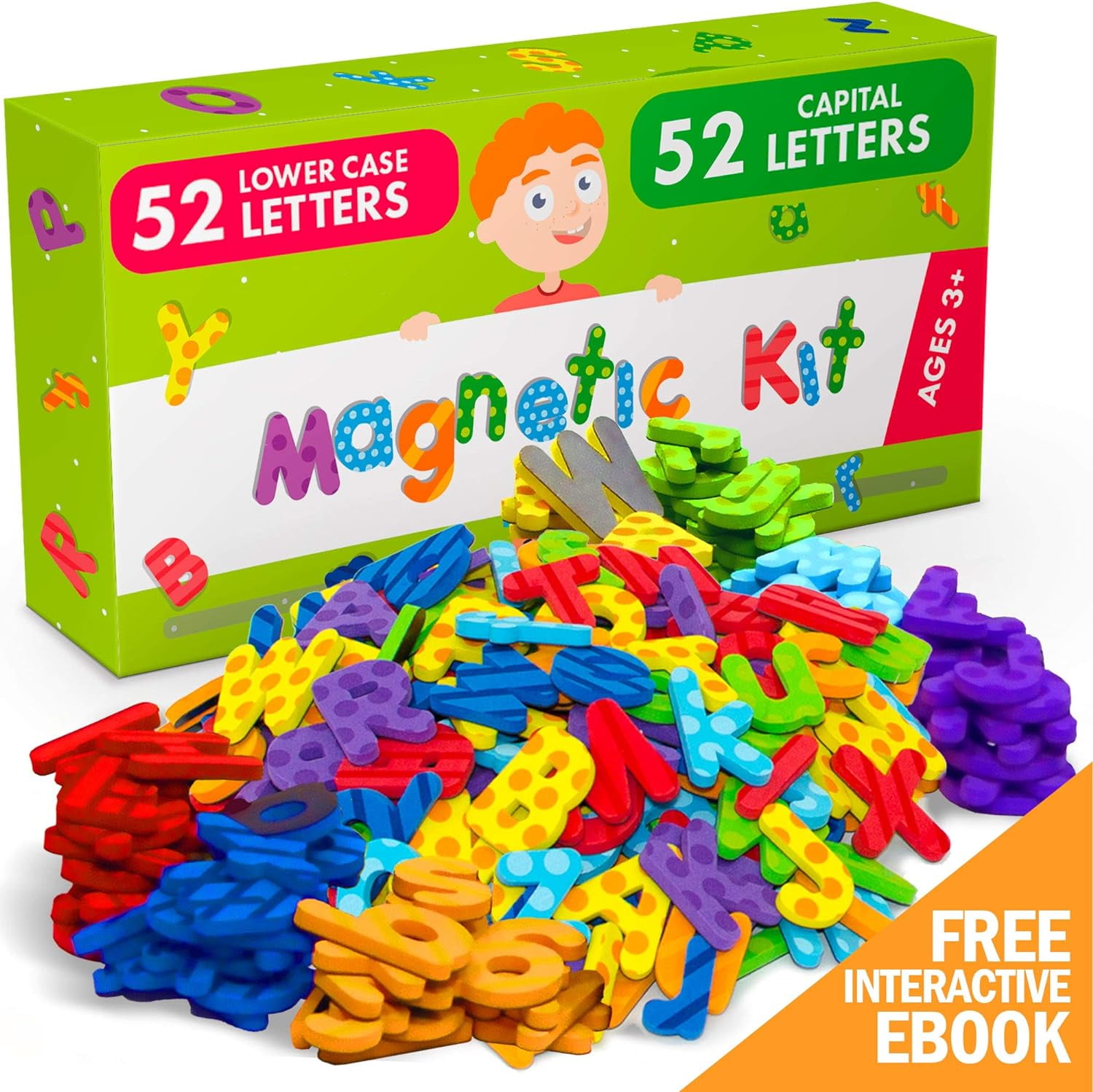 X-bet MAGNET Foam Magnetic Letters and Numbers, ABC Magnets for ...