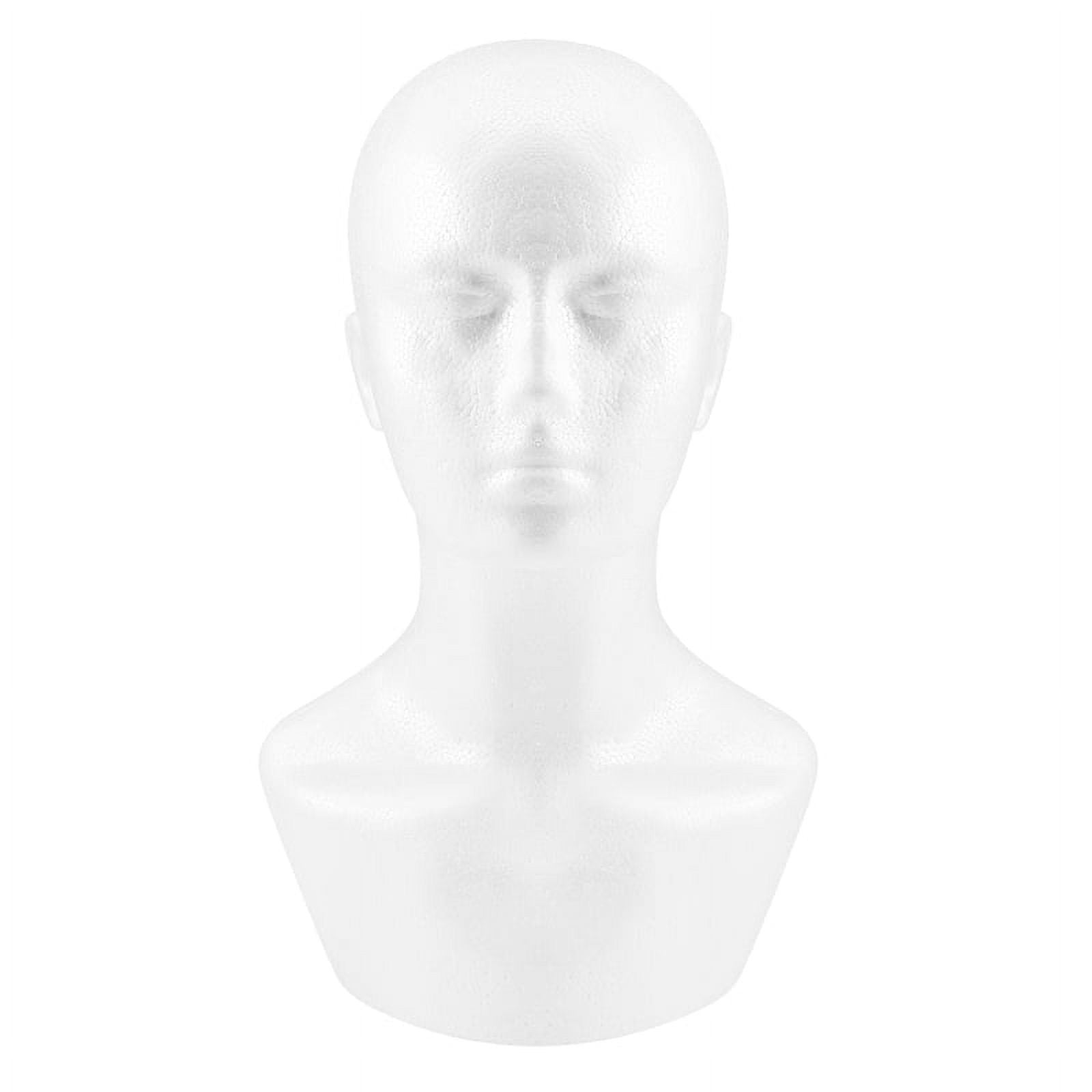 Foam Male Display Mannequin Dummy Wigs Hat Scarf Stand Model - Walmart.com