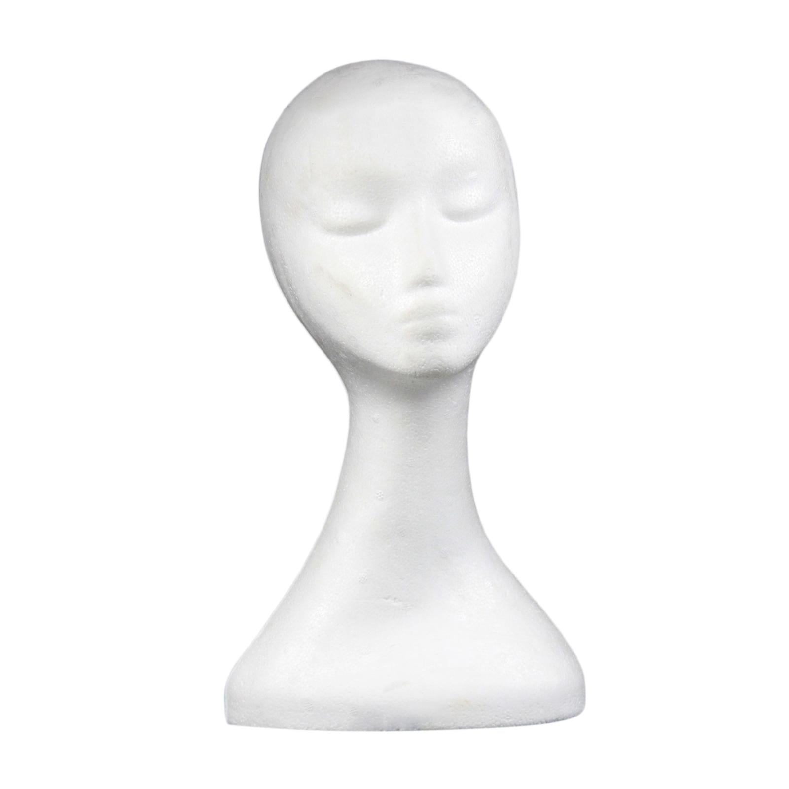 Foam Mannequin Head Hat Display Stand Lightweight Foam Mannequin ...