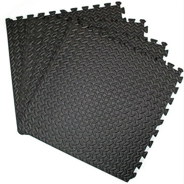 24 x 24 x 0.50 in. Interlocking EVA Foam Padding Foam Mat Floor Tiles ...